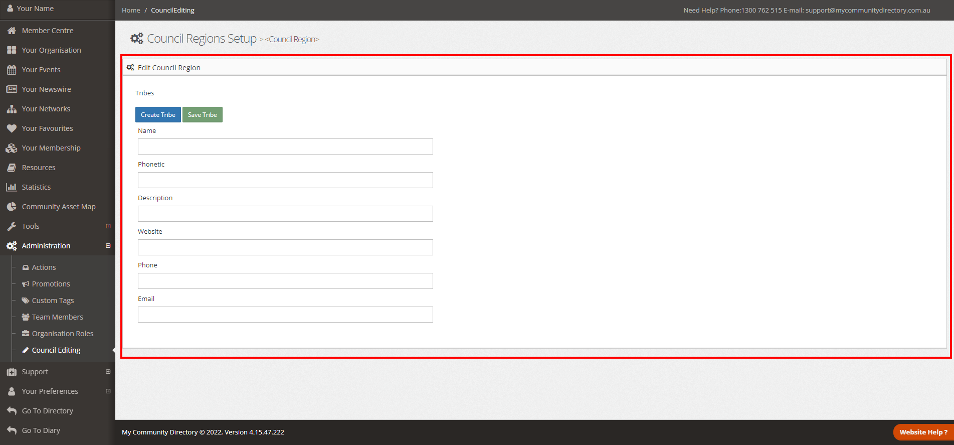 HOW TO - Edit Your Traditional Owner Groups