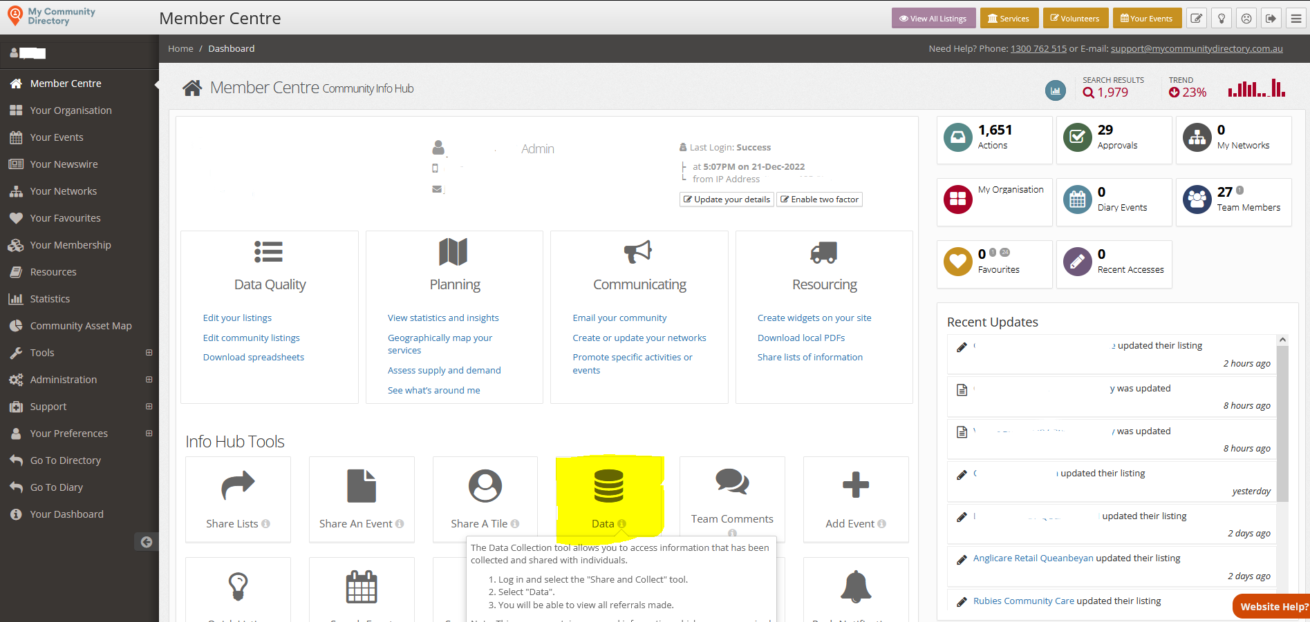 The Data Collection Tool